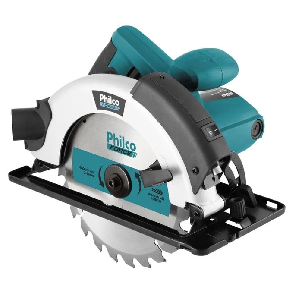 Serra Circular Philco com Disco de Corte Azul PSC01 – 127 Volts ...