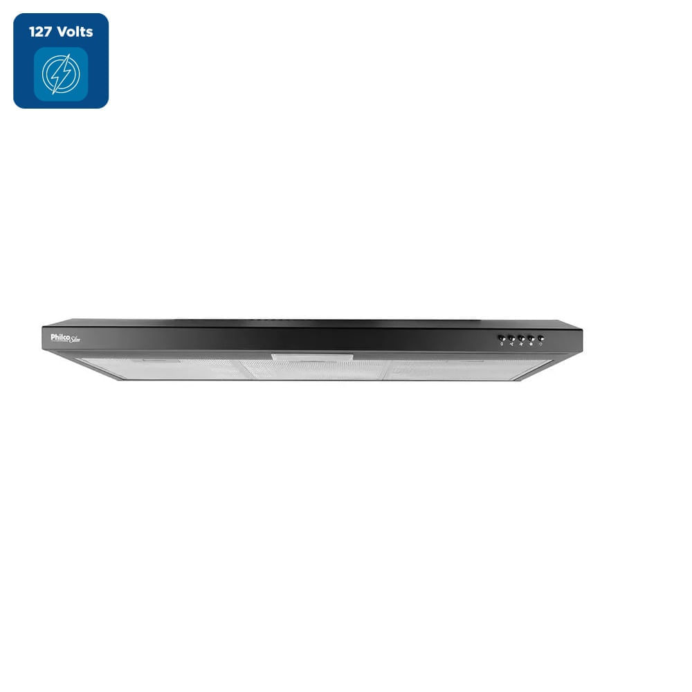 Depurador de Ar Philco Slim 90cm 3 Velocidades Preto PDR90P – 127 Volts ...