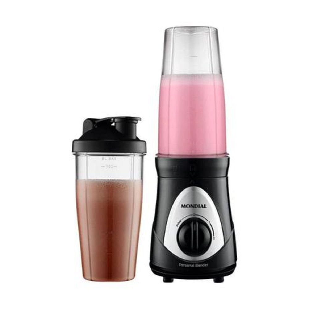 Liquidificador Portátil Mondial Pratic Shake Personal Blender Preto DG ...