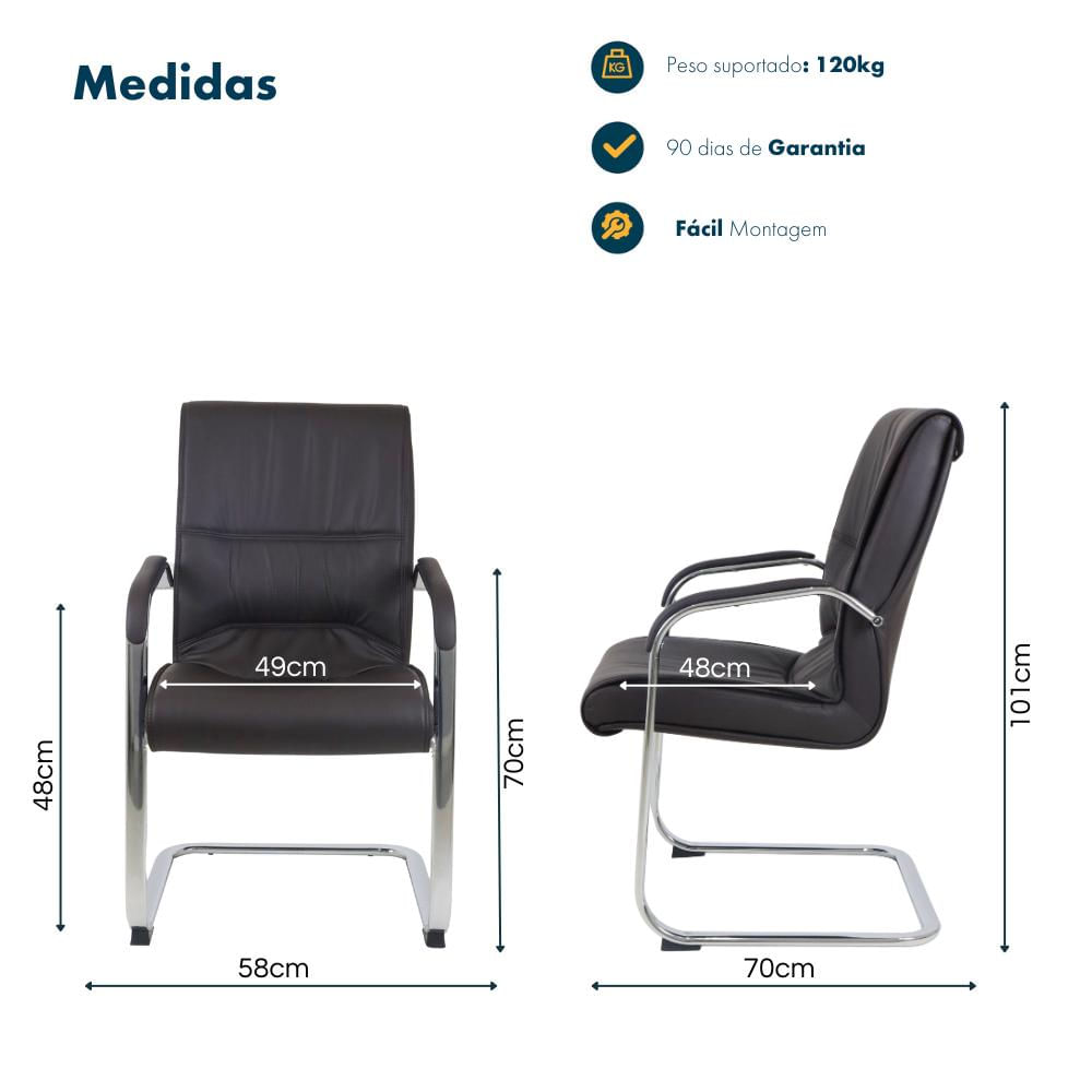 Cadeira de Escritório Big Fixa | Fastshop