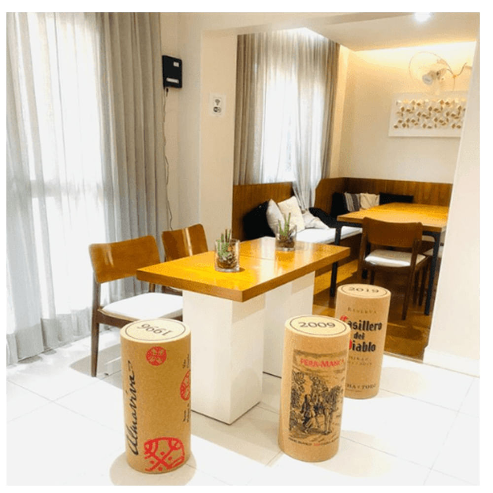 Banco Rolha Alma Viva Concha Y Toro 59X28cm - Home & Decor