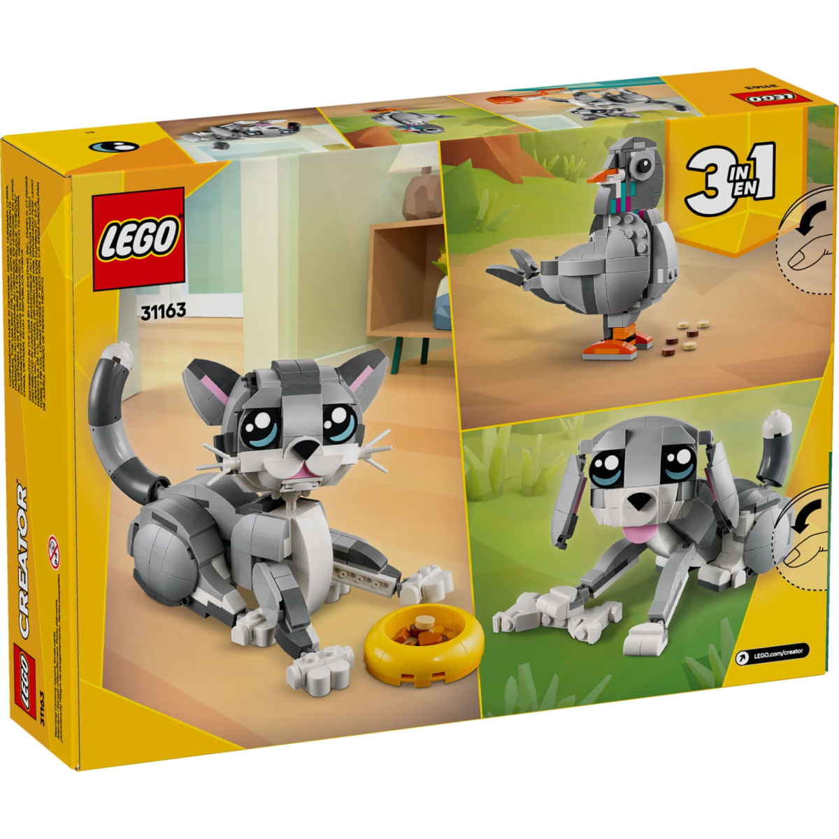 LEGO® Creator 3 em 1 - Gato brincalhão | FastStore PDP