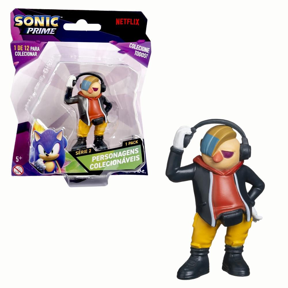 Boneco Colecionável 6,5cm Sonic Prime - Dr. Don't | Fastshop