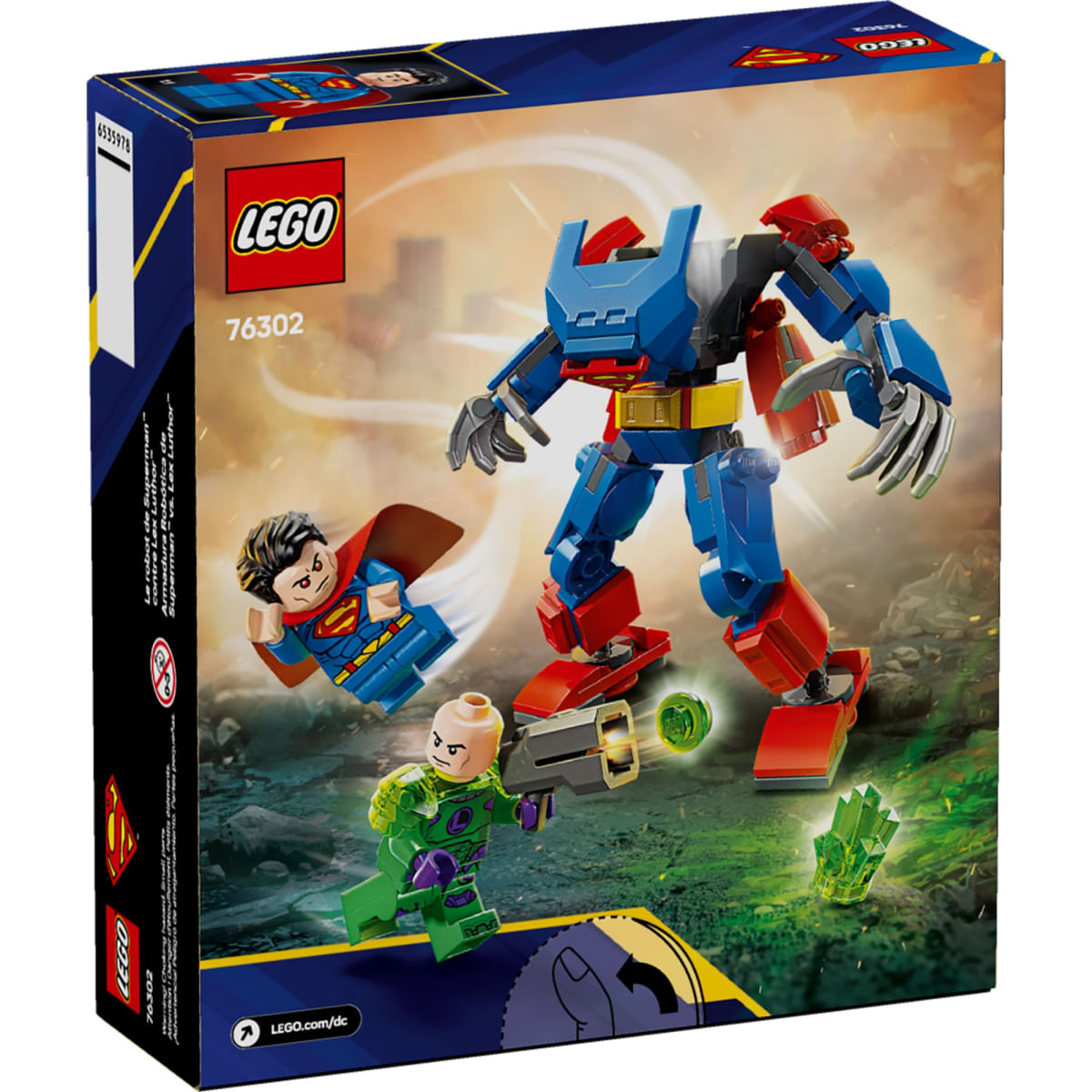 LEGO® DC - Robô do Superman vs Lex Luthor | Fastshop