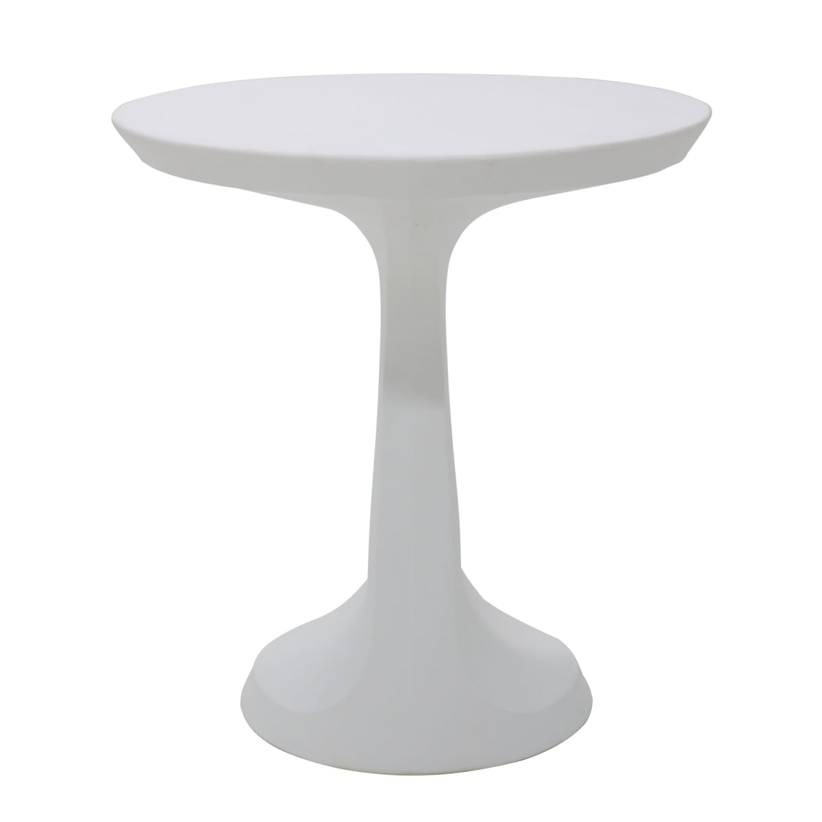 Mesa Redonda Salut Tramontina Branca 69 x 74,5 cm em Polietileno ...