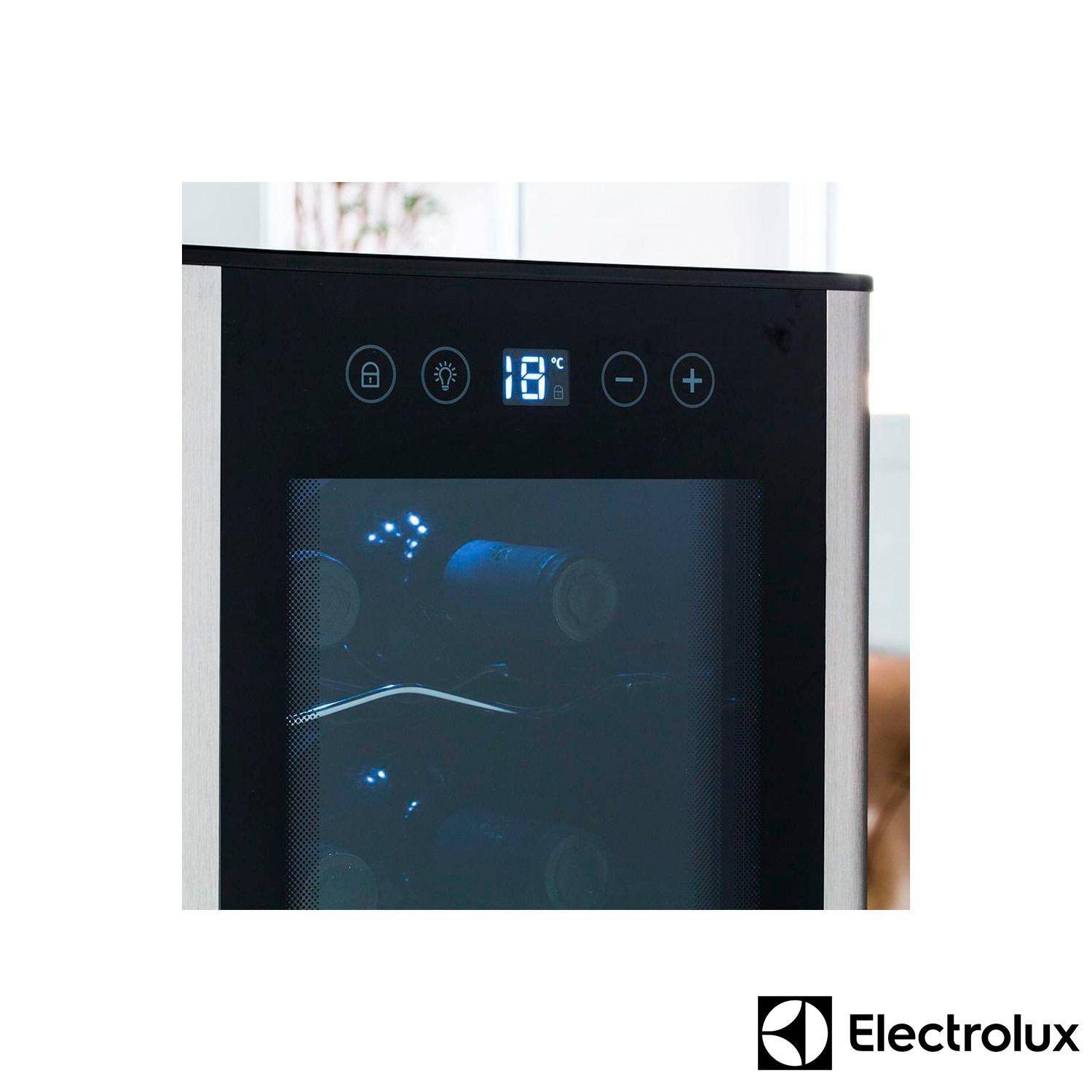 Adega de Vinhos Electrolux para 08 Garrafas com até 18°C e Controle de ...