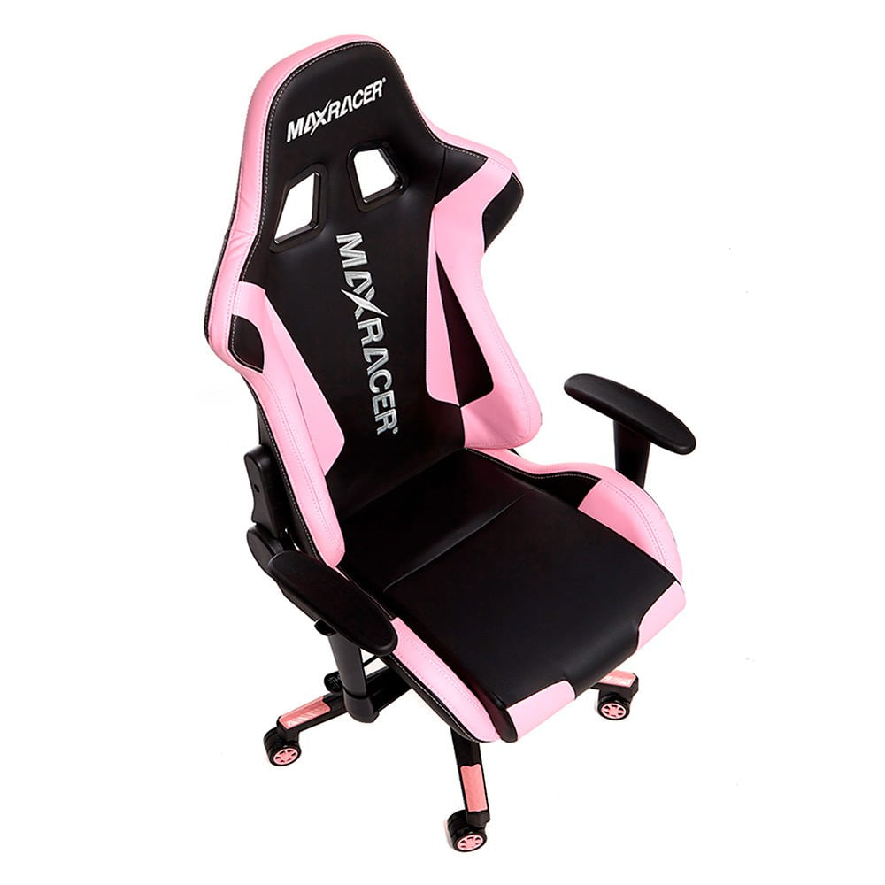 Cadeira Gamer MaxRacer Skilled Rosa