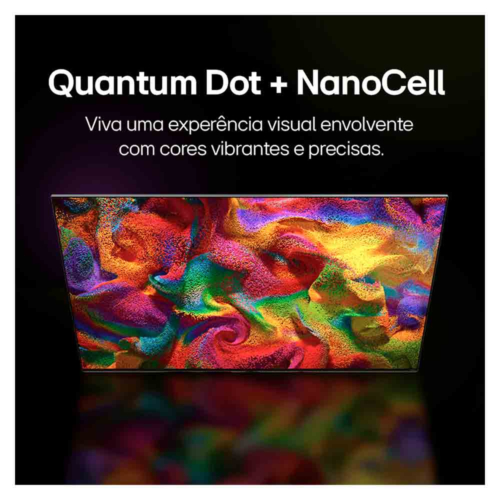 Smart TV QNED 4K LG 65" Polegadas 65QNED85T Processador 8, AI, Painel ...