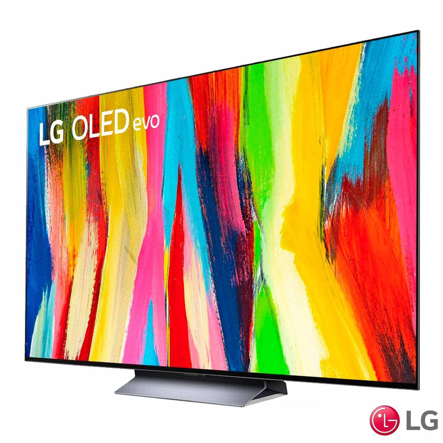 2022 Smart TV LG 77" Polegadas 4K OLED77C2 Evo 120Hz Mais Brilho G-Sync ...