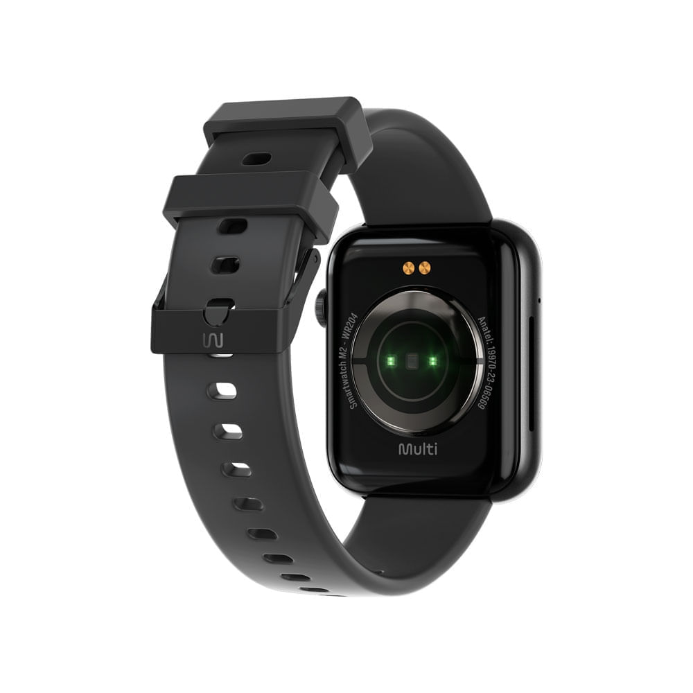 Smartwatch Multi M2 Tela 1,78 Amoled Proteção IP67 Preto - WR204 WR204 ...