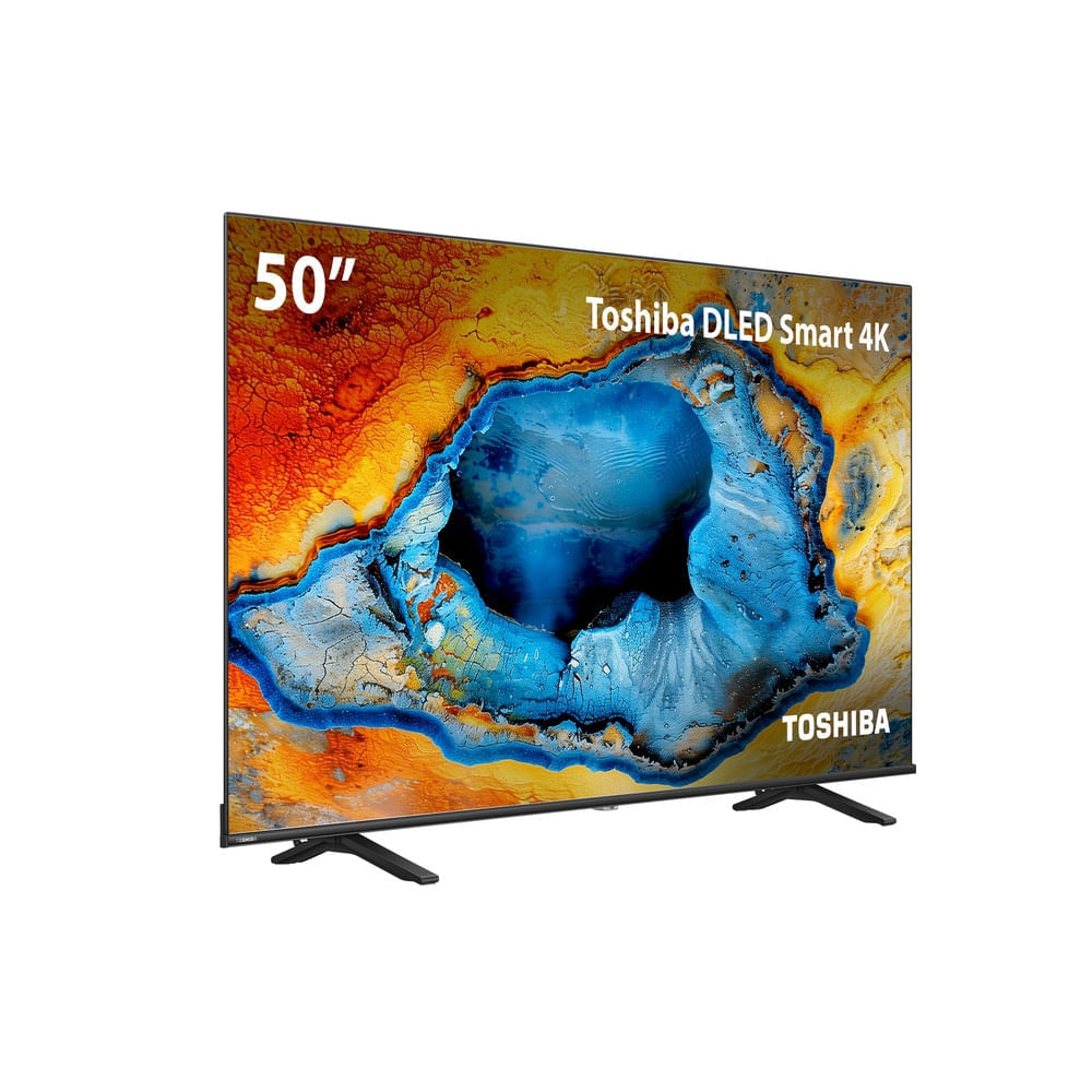Smart TV DLED 50" 4K Toshiba 50C350NS VIDAA 3 HDMI 2 USB Wi-Fi - TB029M ...