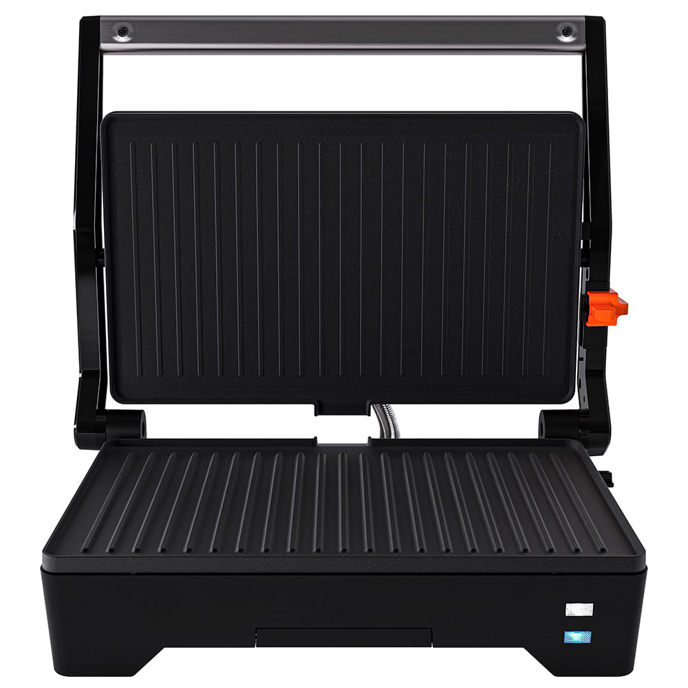 Grill Cadence Chapa Firme Inox com Preto - GRL621 | Fastshop