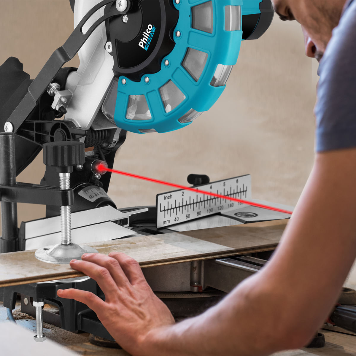 Serra Esquadria Philco 8" Guia Laser/Led 1500W | Fastshop