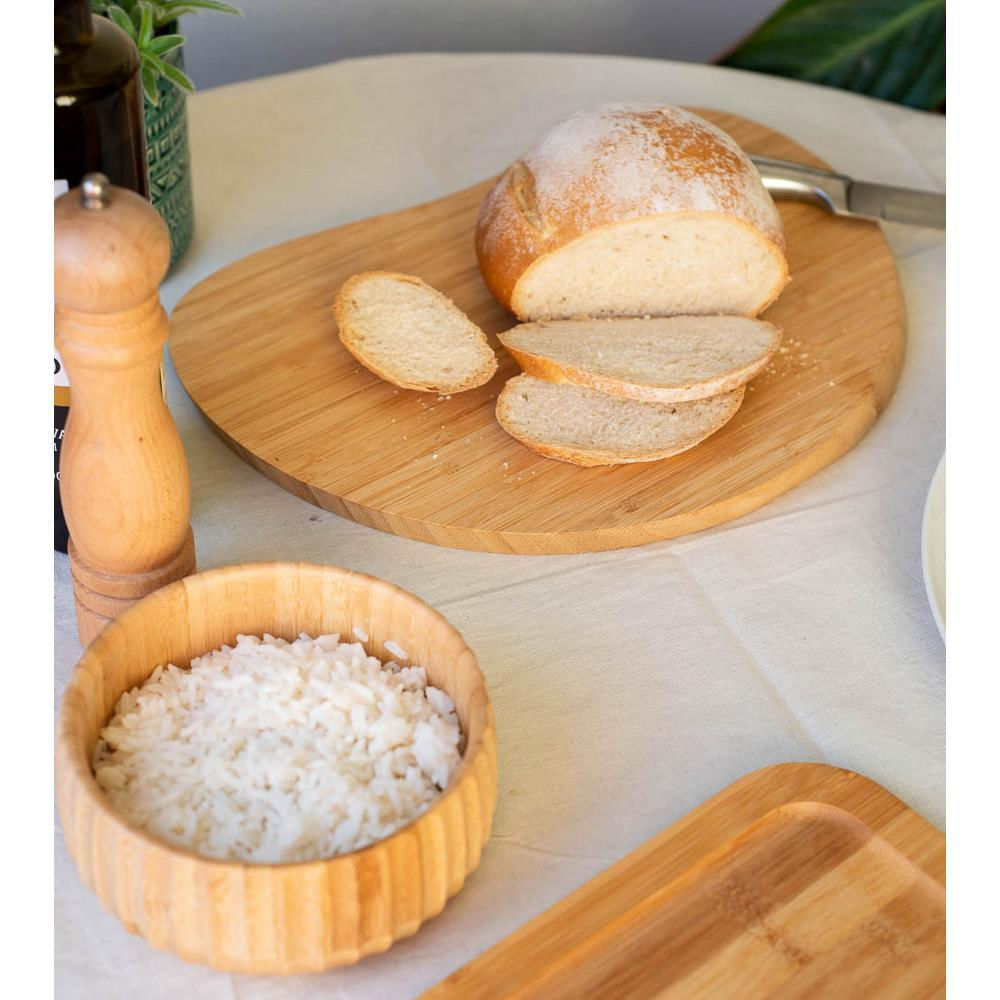 Bowl Canelado de Bambu 15Cm - Oikos | Fastshop