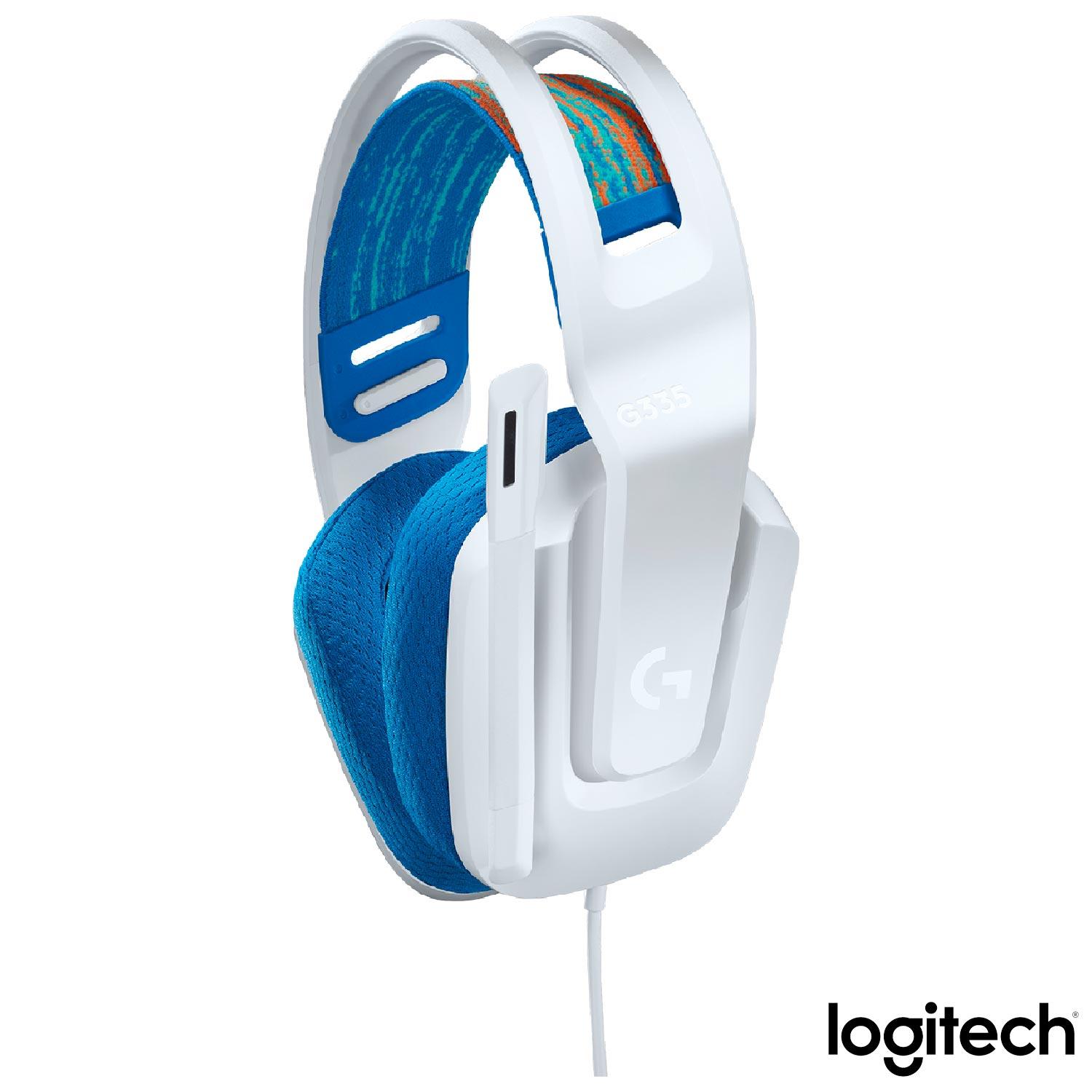 Headset Gamer Estéreo Logitech G335 Branco - 981-001017 - Fast Shop ...