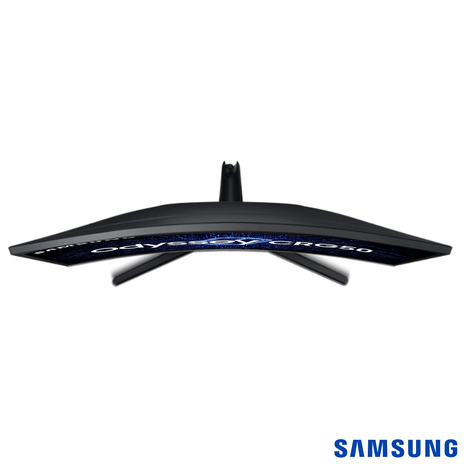 Monitor Gamer Curvo Samsung 27", FHD, 240 Hz,HDMI, DP, Gsync, Preto e ...