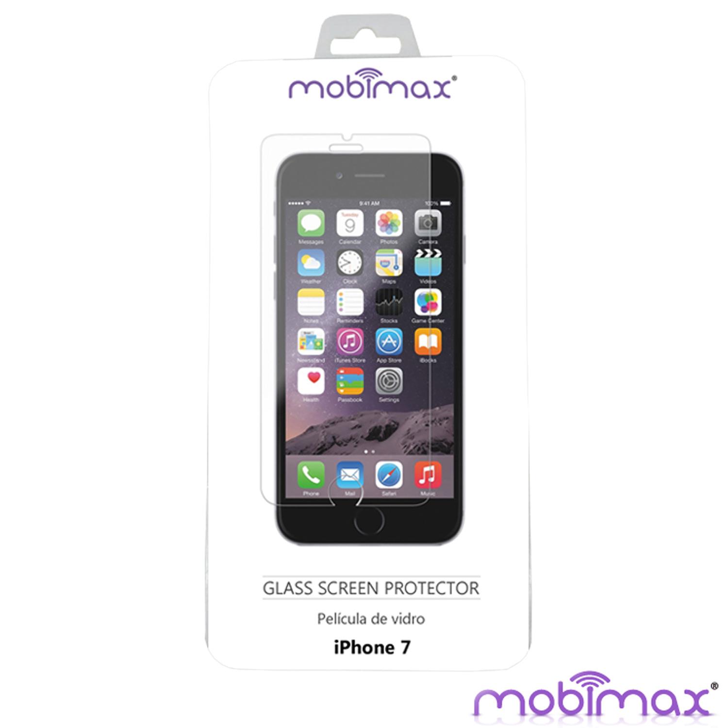Película para iPhone 7, 6 e 6s em Vidro Transparente - Mobimax - MBMMPVIPH-7 | FastStore PDP