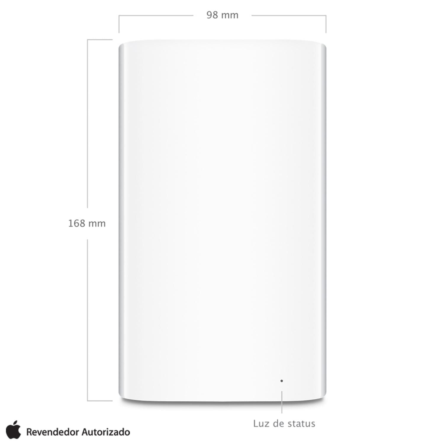Roteador AirPort Extreme Branco Apple - ME918BZ/A - Fast Shop Empresas