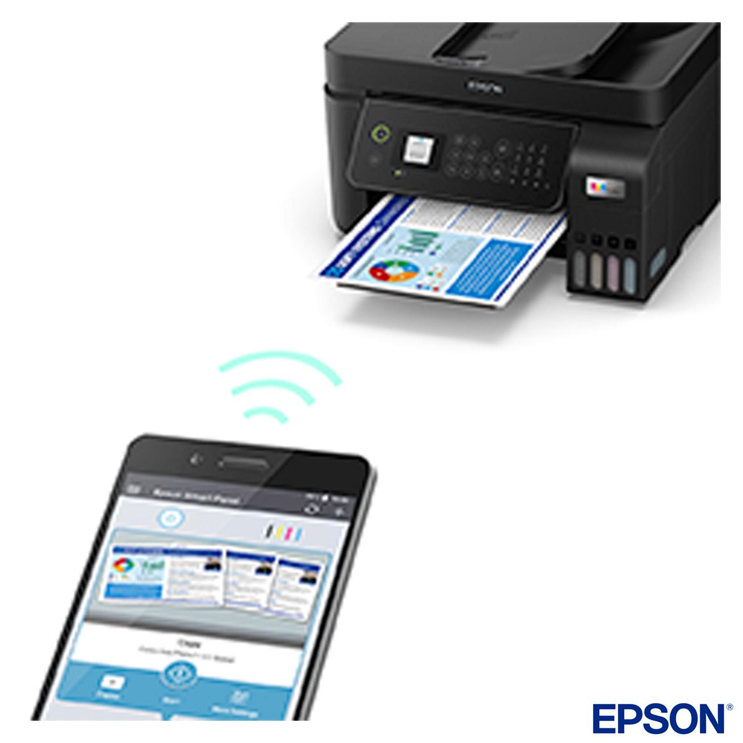 Impressora Multifuncional Epson EcoTank Jato de Tinta com USB, Wi-Fi e ...