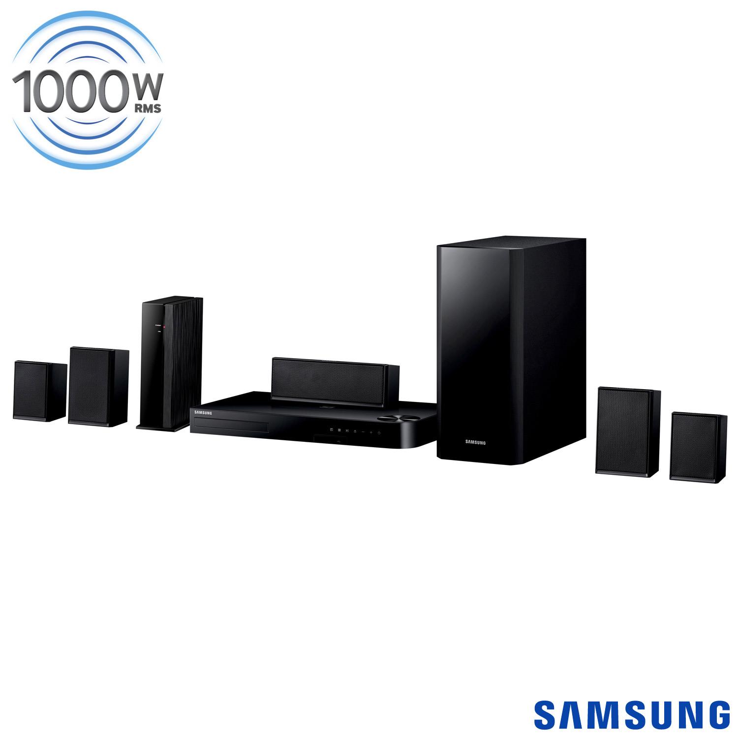 Home Theater Samsung com Blu-ray 3D, 5.1 Canais e 1000W - HT-F5525WK ...