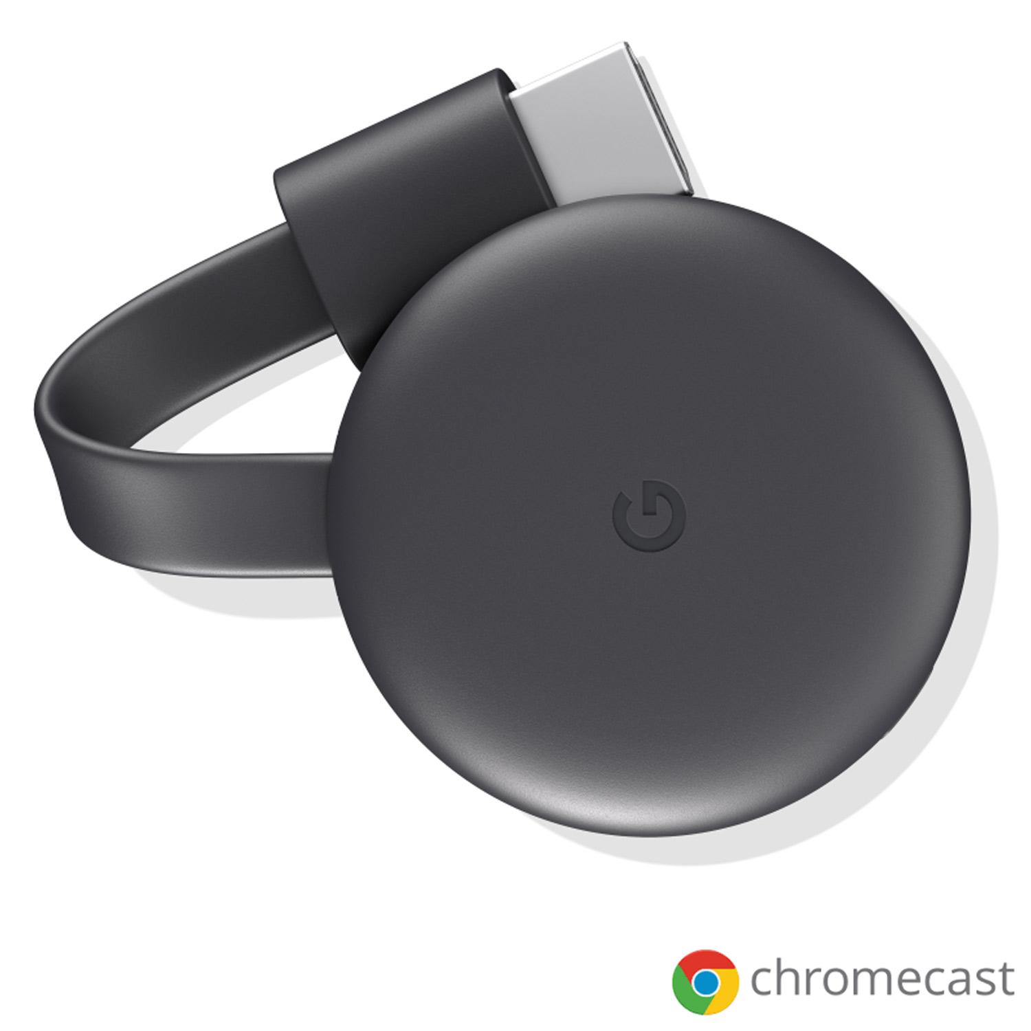 Chromecast 3 Google para TV e Conexão HDMI - GA00439-BR - Fast Shop ...