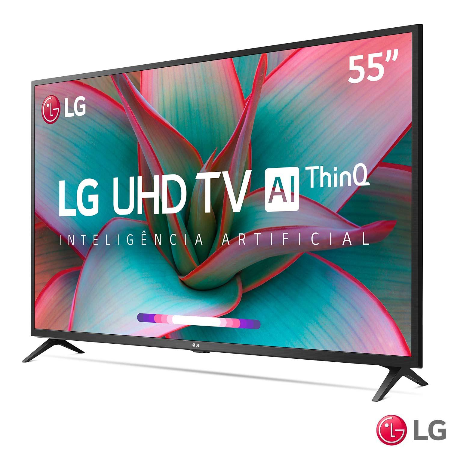 Smart TV LG 55" 4K UHD 55UN7310 WiFi Bluetooth HDR Inteligência ...