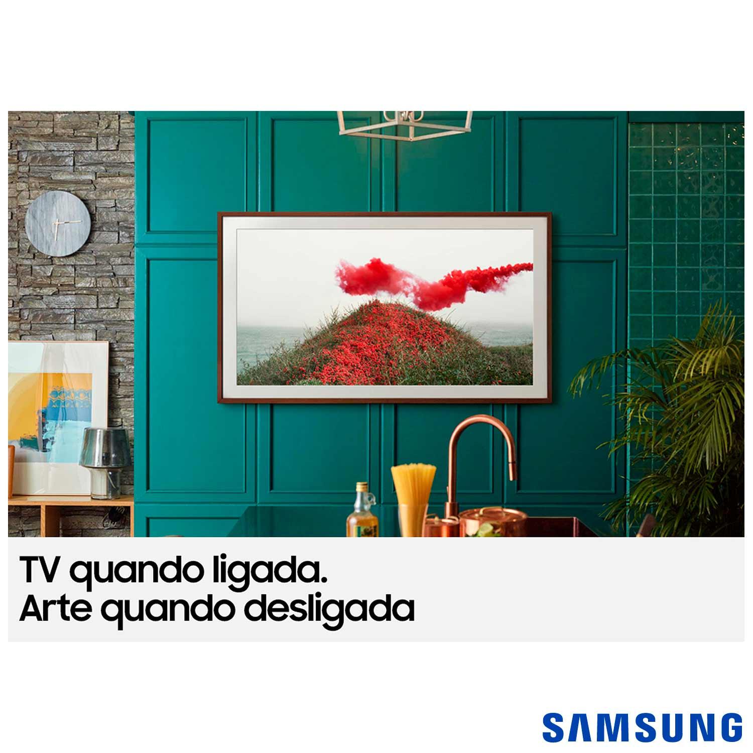 Smart TV Samsung The Frame QLED 4K 50" Polegadas, com Modo Arte ...