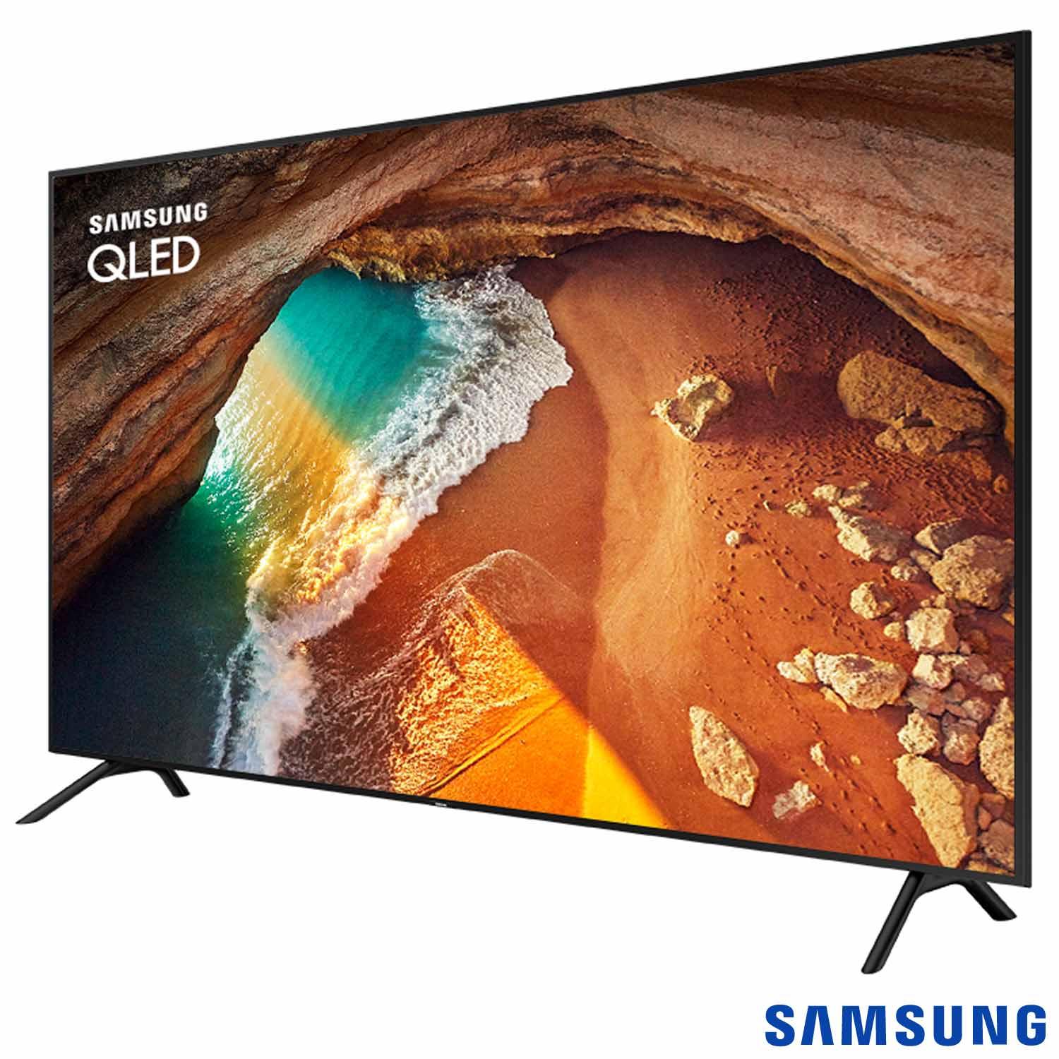 Smart TV 4K Samsung QLED 55" UHD com Pontos Quânticos, Sem efeito Burn ...