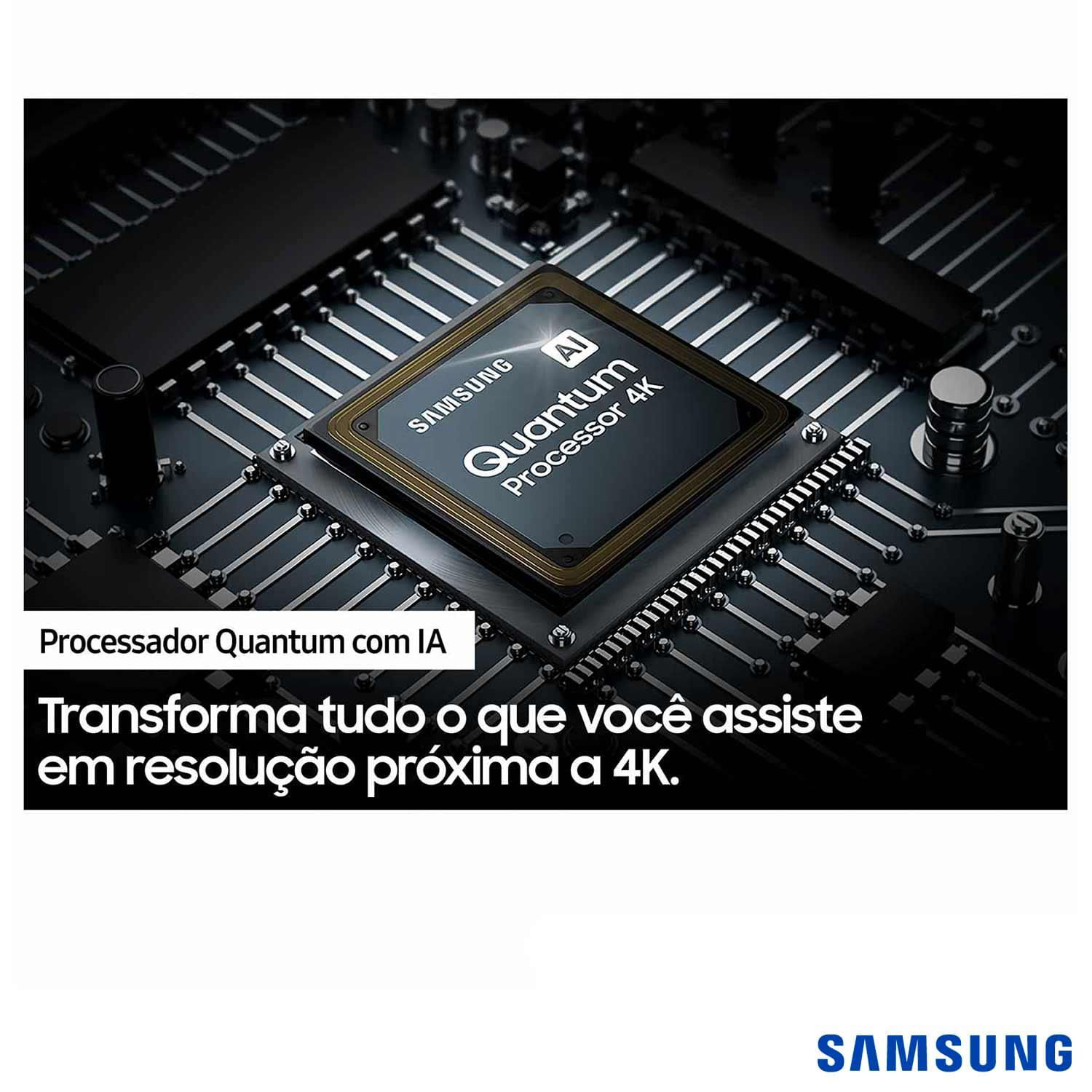 Smart TV 4K Samsung QLED 55" Polegadas com Modo Game, Alexa built in e ...