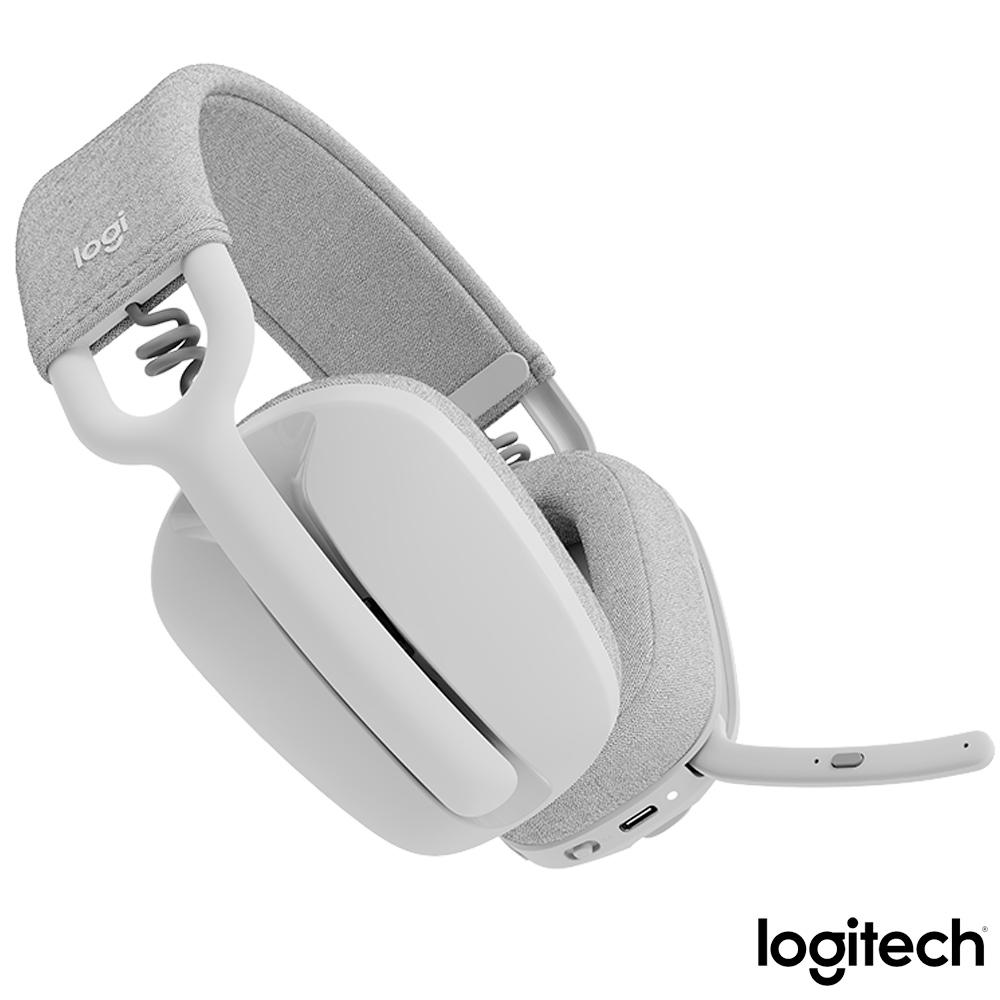 Fone de Ouvido sem Fio Logitech Zone Vibe 100 Headset Branco - VIBE100 ...