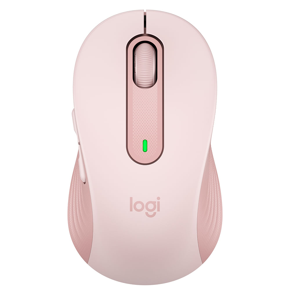Mouse sem Fio Logitech M650 Rosa - 910006251 | Fastshop
