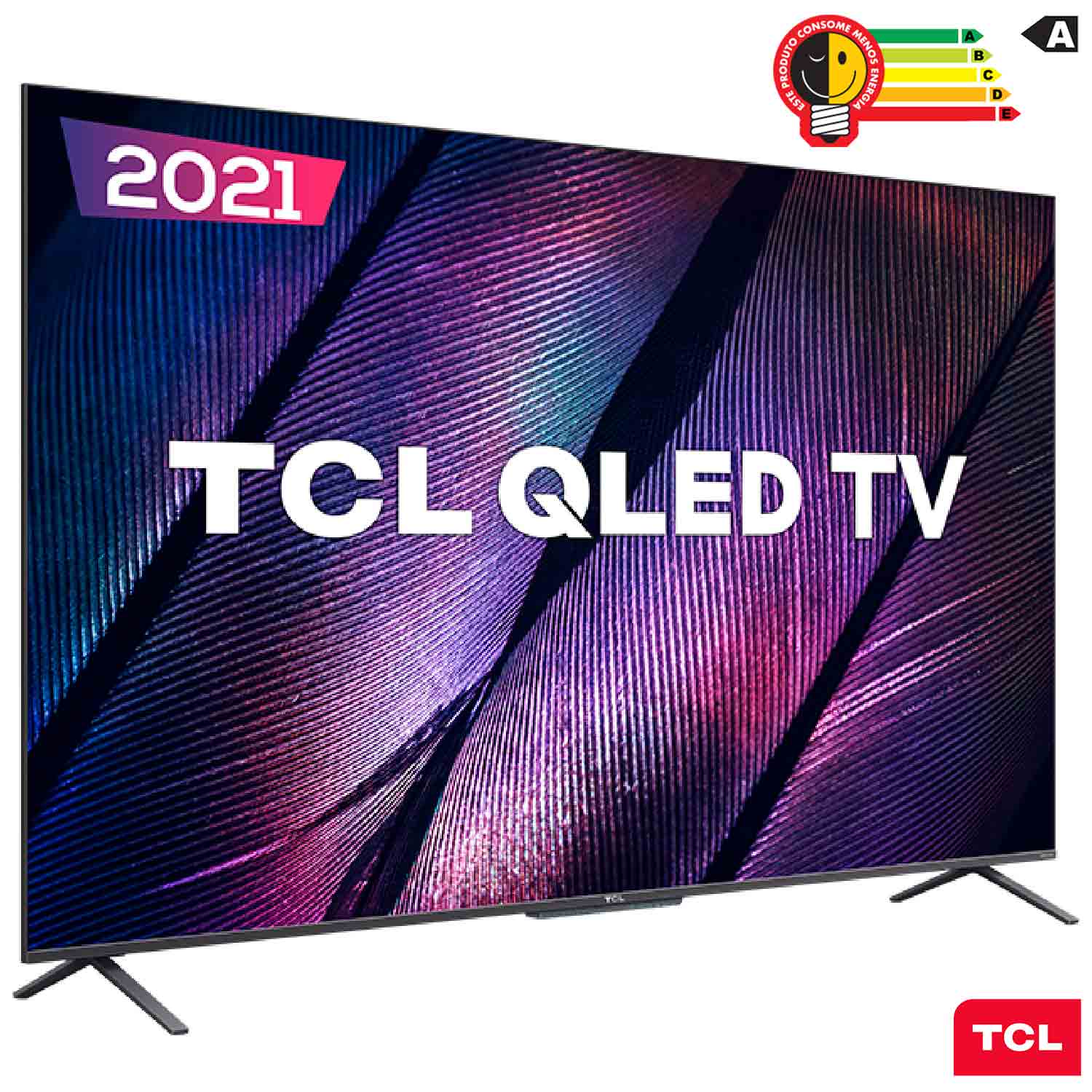 Smart TV 4K QLED TCL 65" com Dolby Vision, HDR10+, Wi-Fi - 65C725 ...
