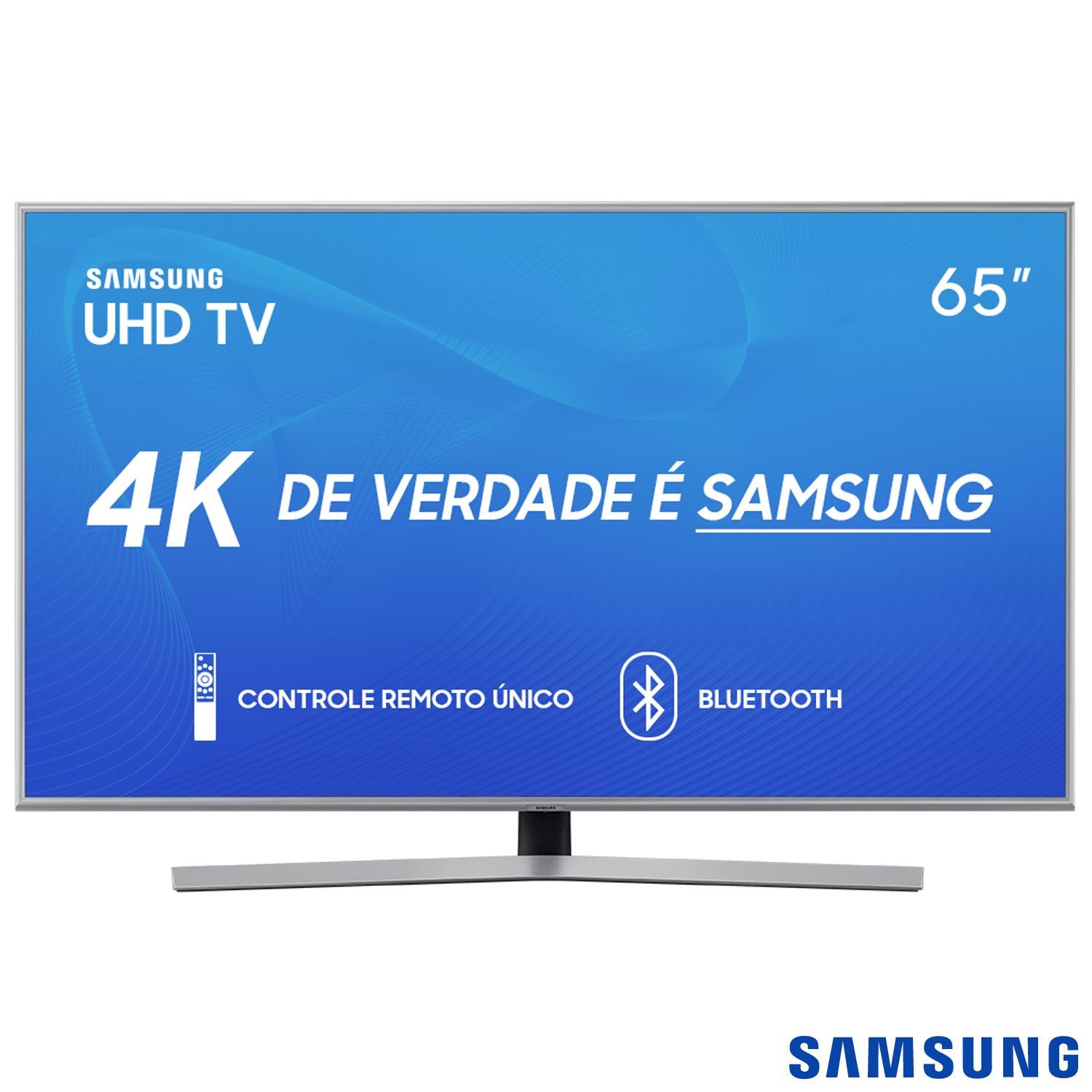 Smart TV 4K Samsung LED 65" com Visual Livre de Cabos, Controle Remoto ...
