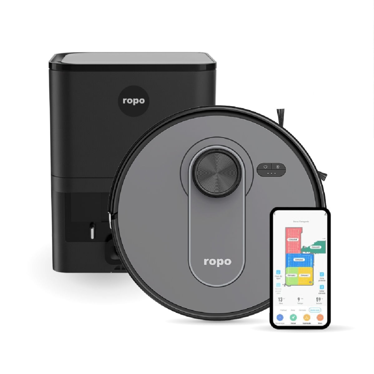 Robô Aspirador - Ropo Vision Pro 110V | Fastshop