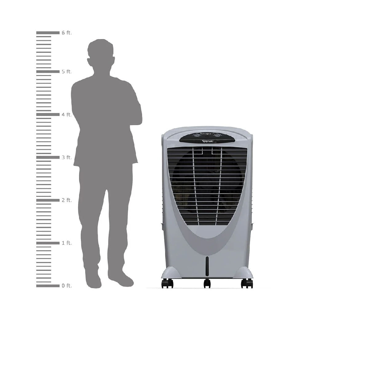 Climatizador de Ar Symphony 80 Litros Whinter 80XL Cinza - 127 Volts ...