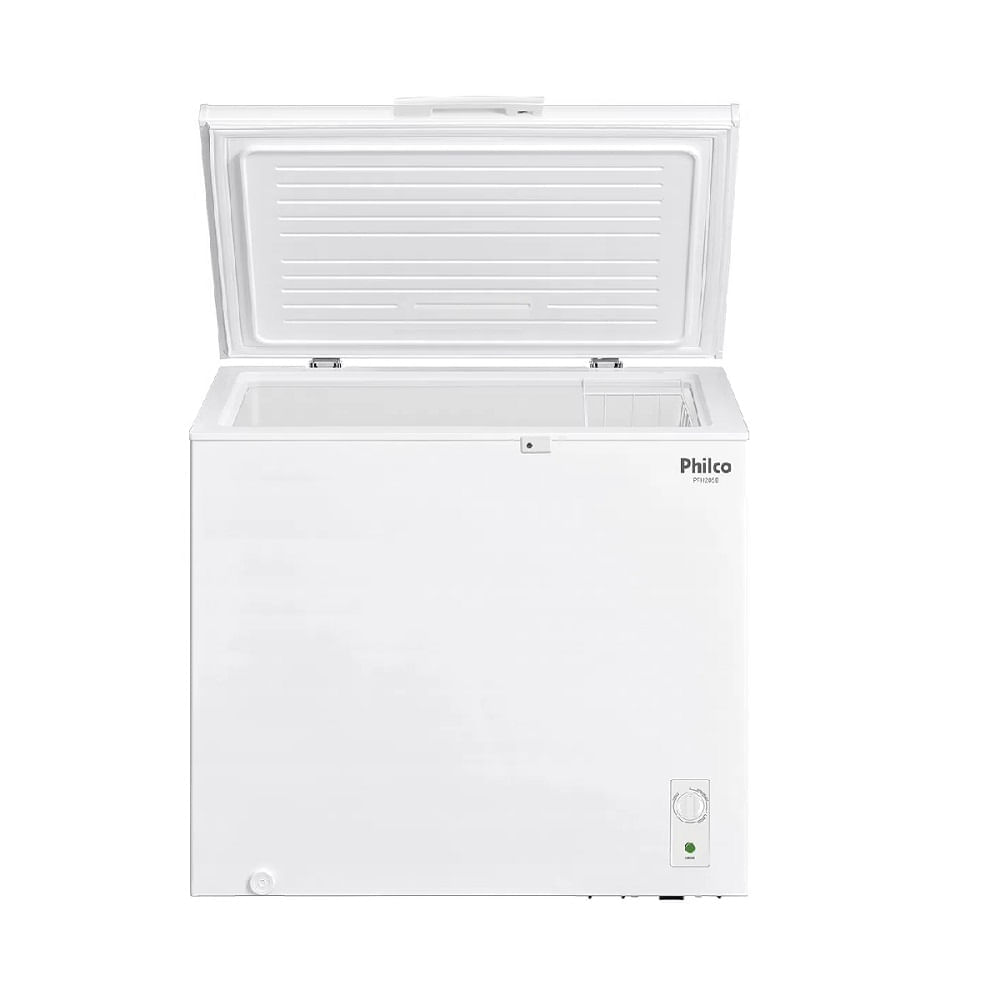 Freezer Horizontal Philco 199 Litros 1 Porta Branco PFH205B - 220 Volts ...