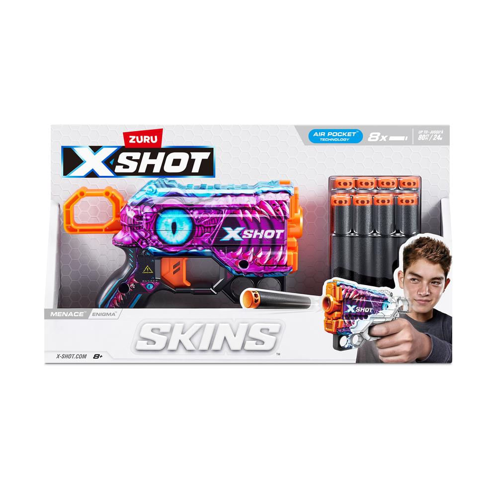 Lançador de Dardos X-Shot - Skins Menace - Enigma | Fastshop