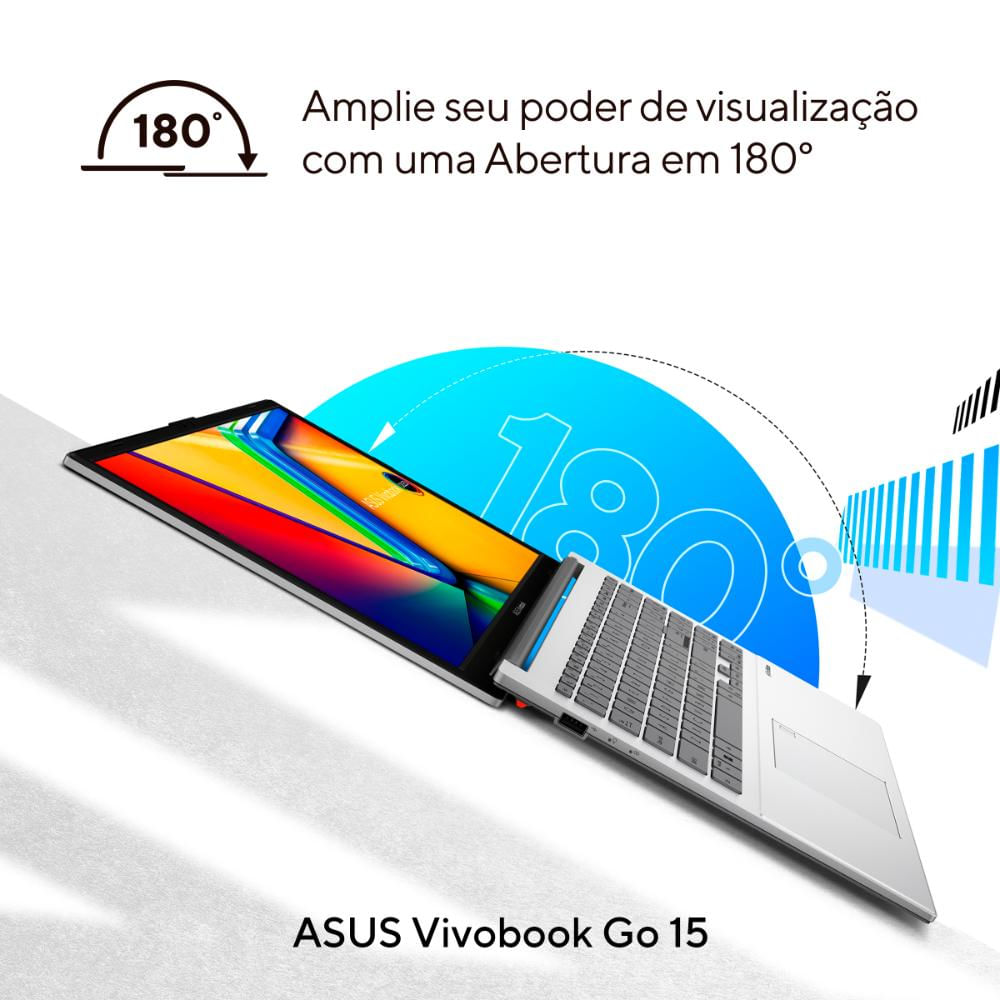 Notebook ASUS Vivobook Go E1504GA Intel Core i3 N305 4GB Ram 256GB SSD ...