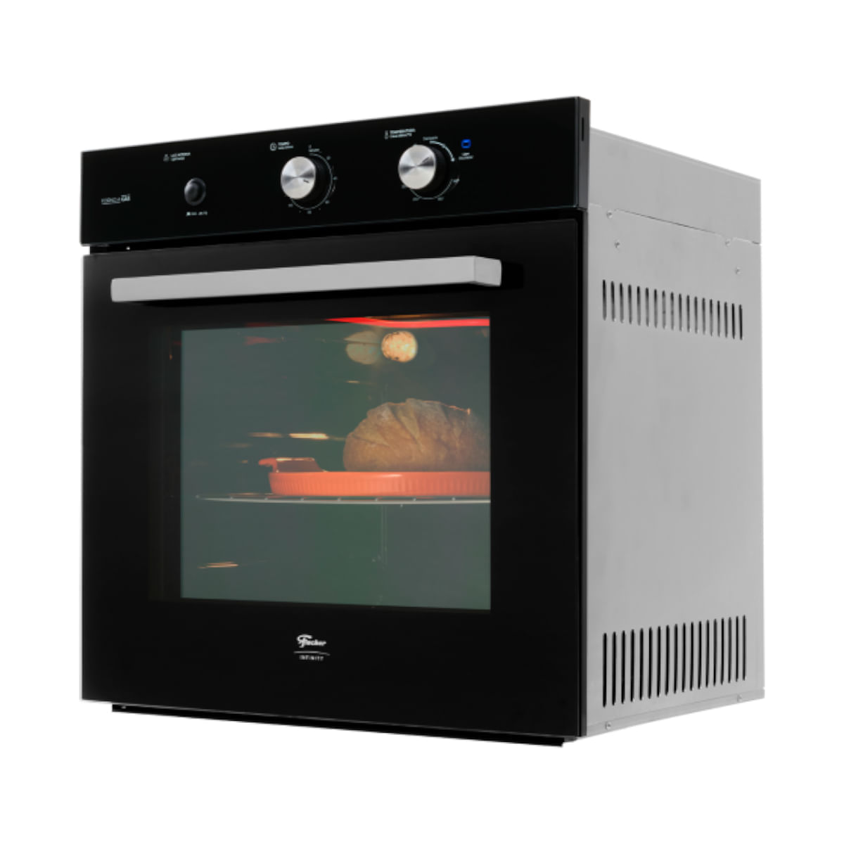 Forno a Gás de Embutir Fischer Infinity 78 litros com Grill 220V | Fastshop