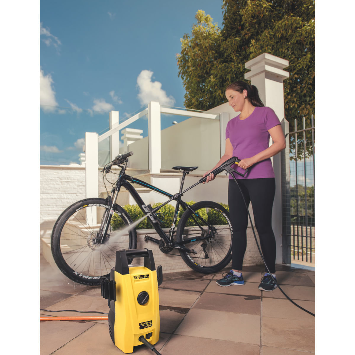 Lavadora de Alta Pressão Tramontina 1200W 127V com Mangueira 3m e Jato ...