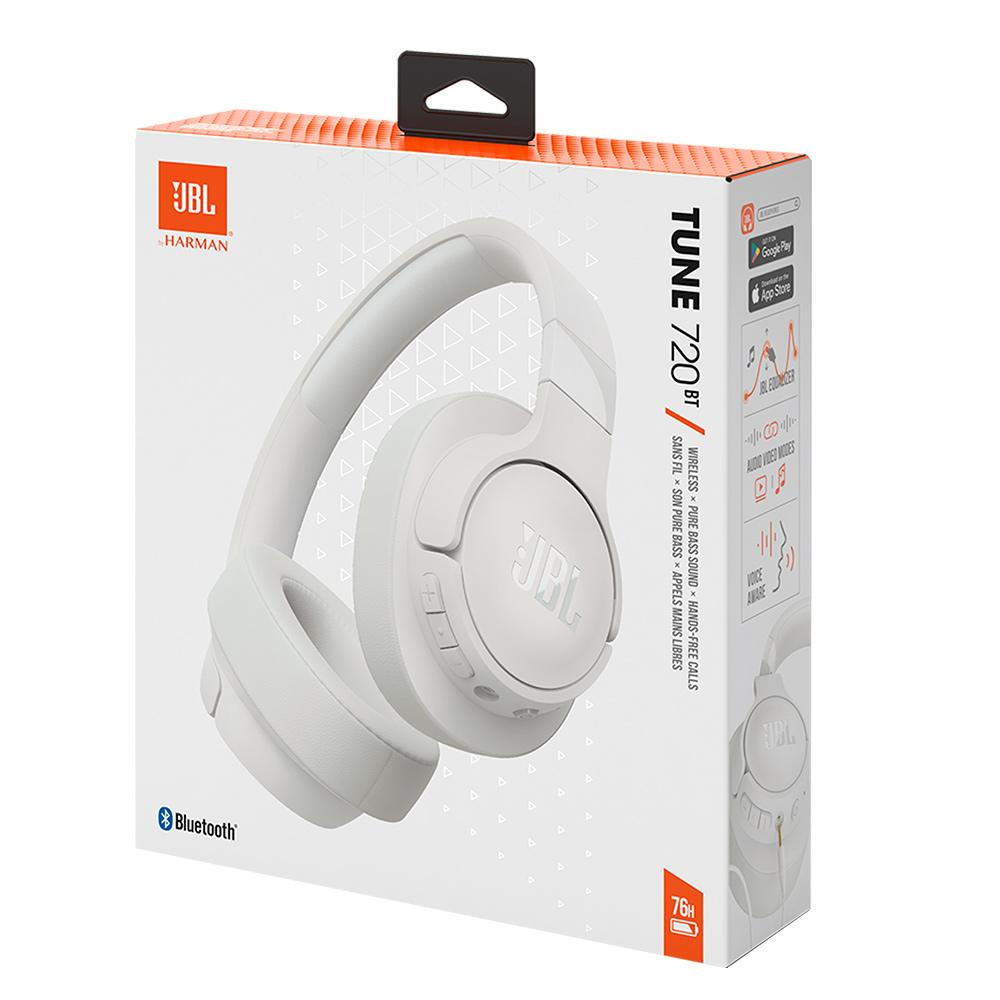 Fone de Ouvido JBL Tune 720BT Bluetooth 5.3 Headphone Conexões ...