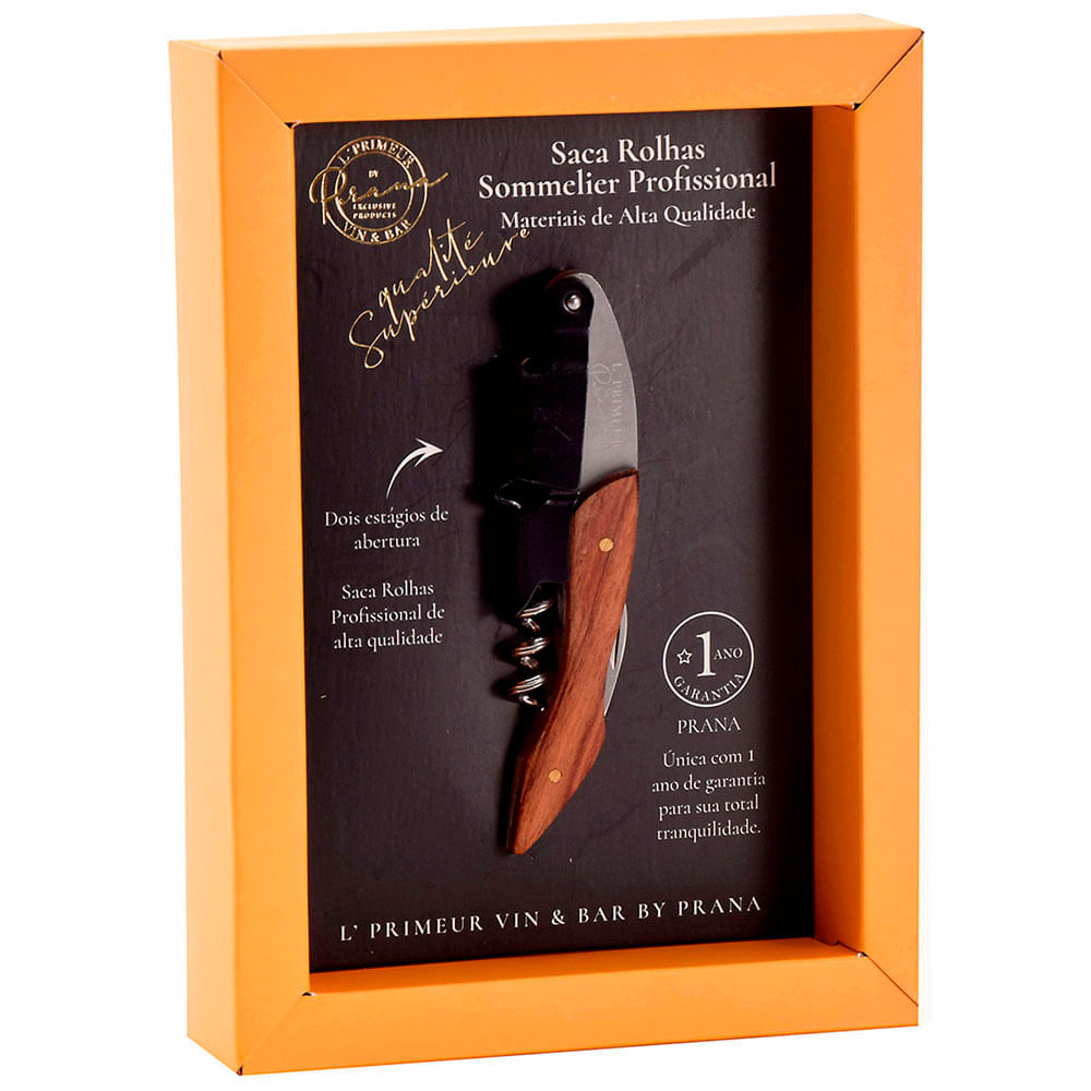 Saca Rolha Garçom Corkscrew - Prana