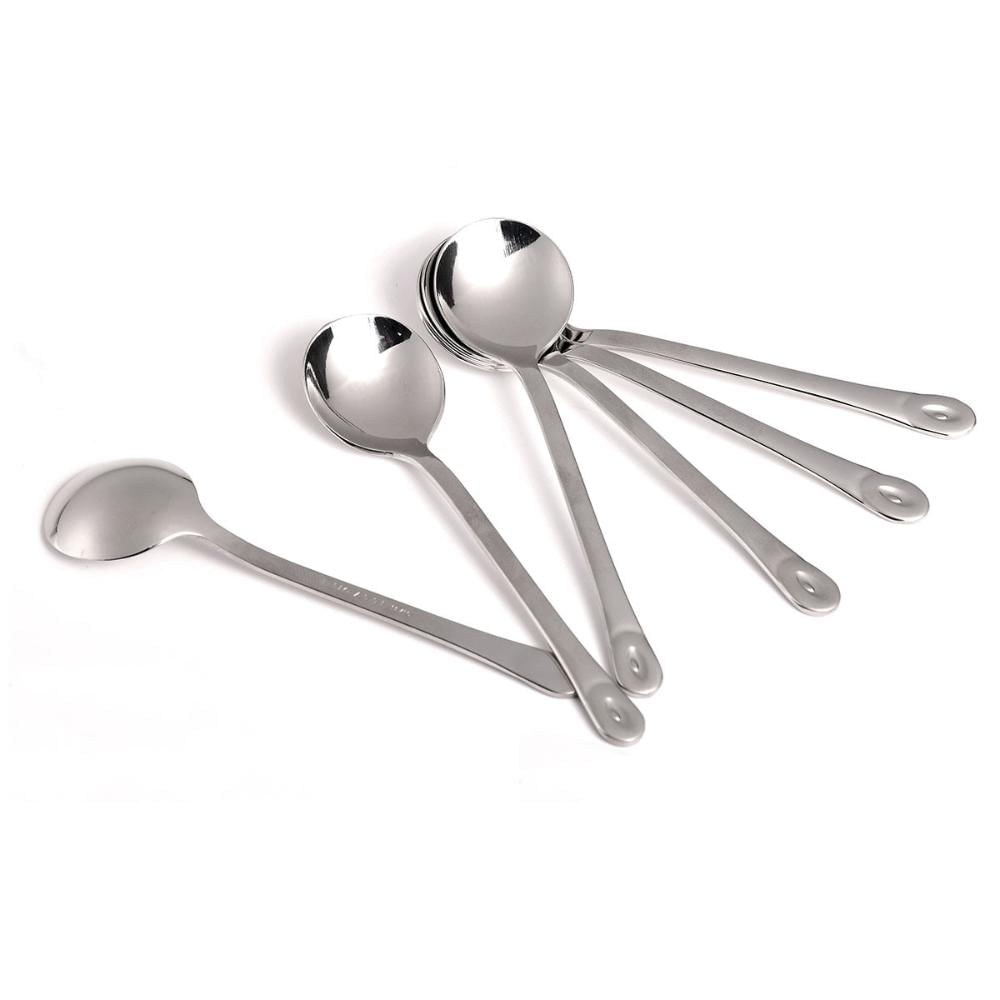 Conjunto de 6 Colheres Café Chá Moka Prata Non Solo Bugatti | Fastshop
