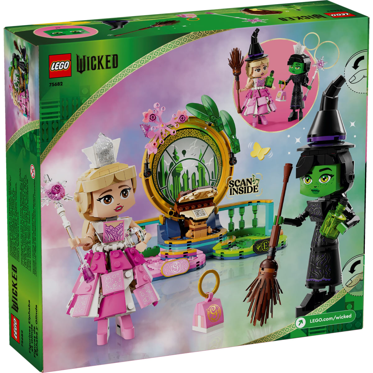 LEGO Wicked - Figuras de Elphaba e Glinda | Fastshop