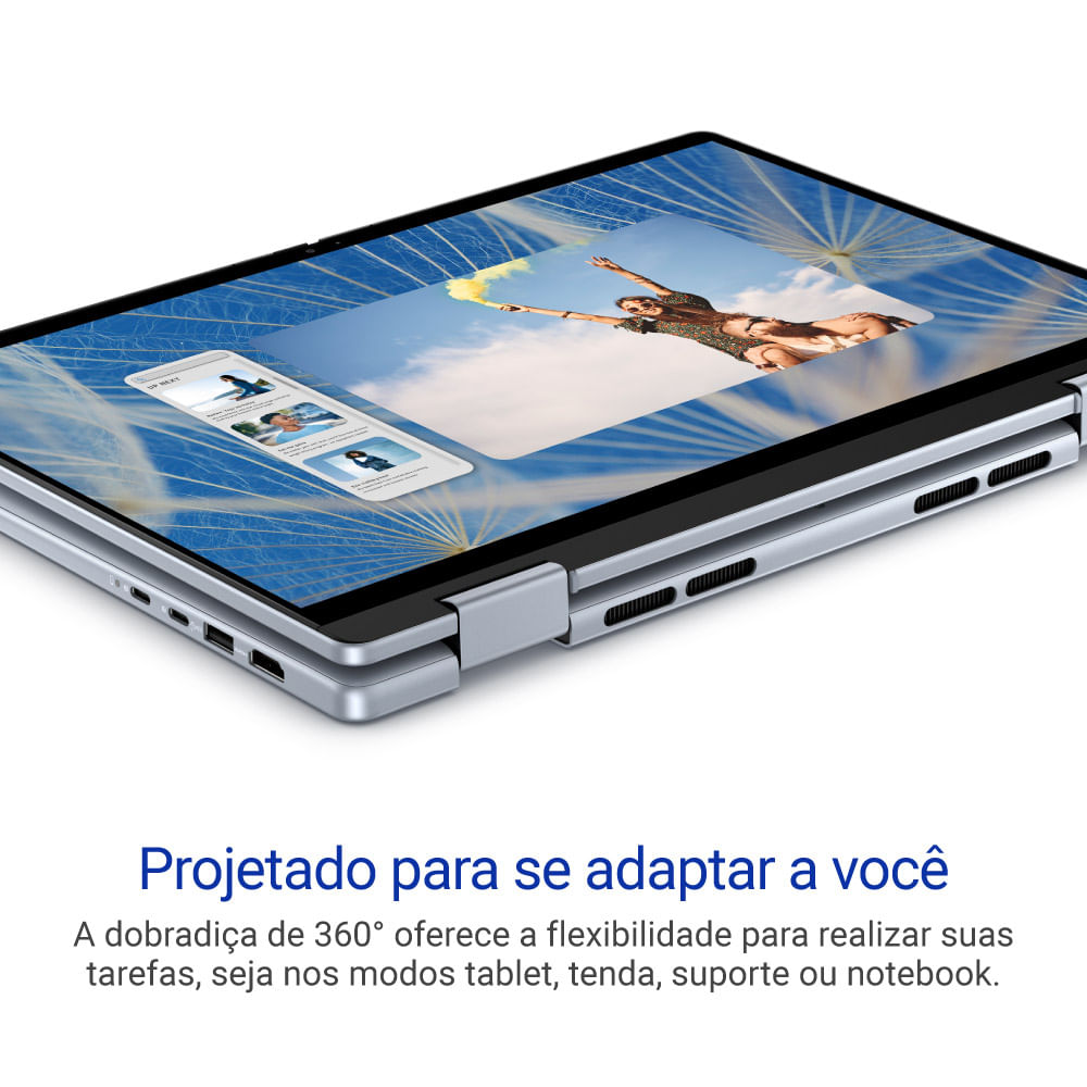 Notebook 2 em 1 Dell Inspiron 2IN1-I1300-M10 14" FHD+ Touch Intel® Core ...